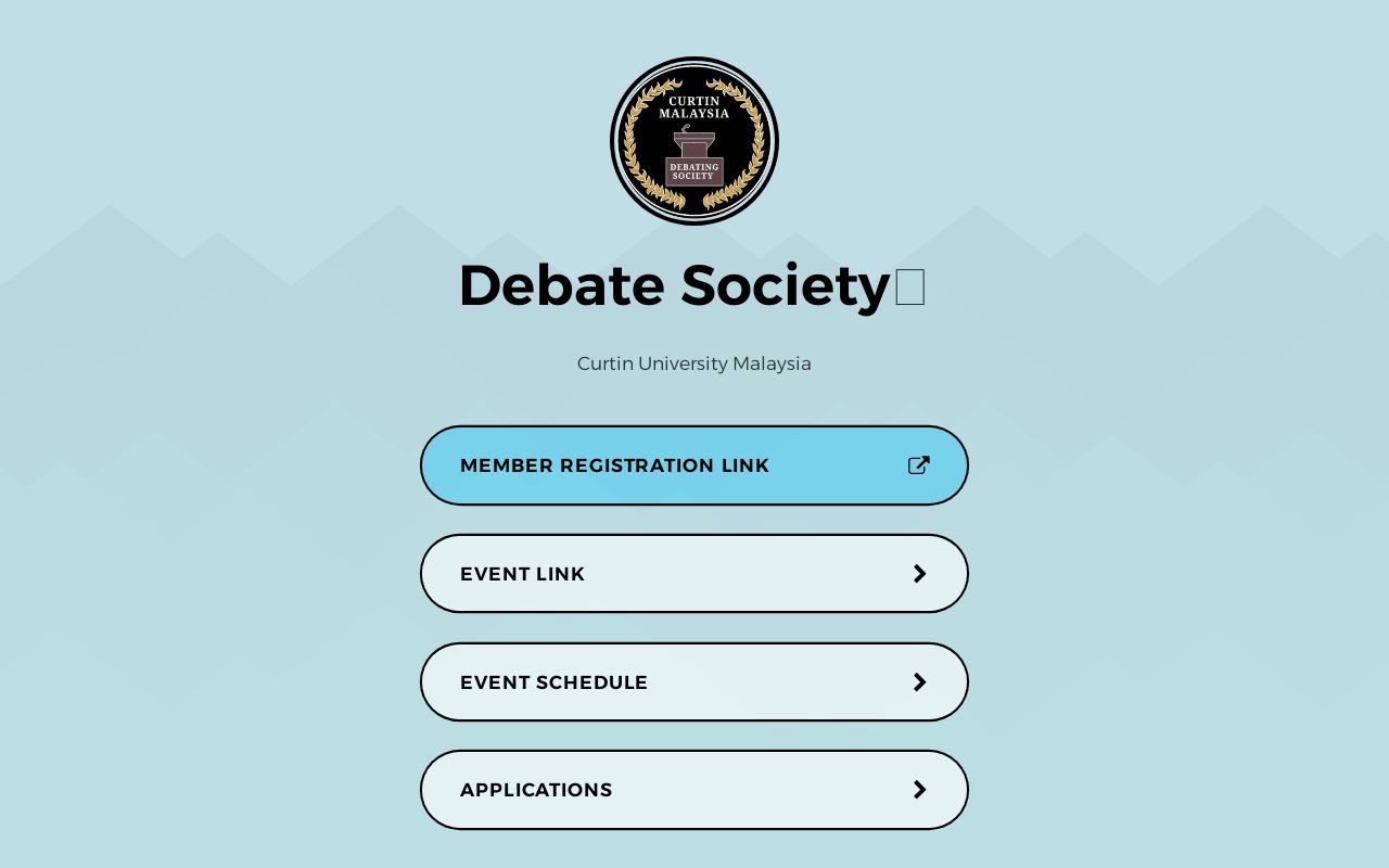 Debate Society Linktree